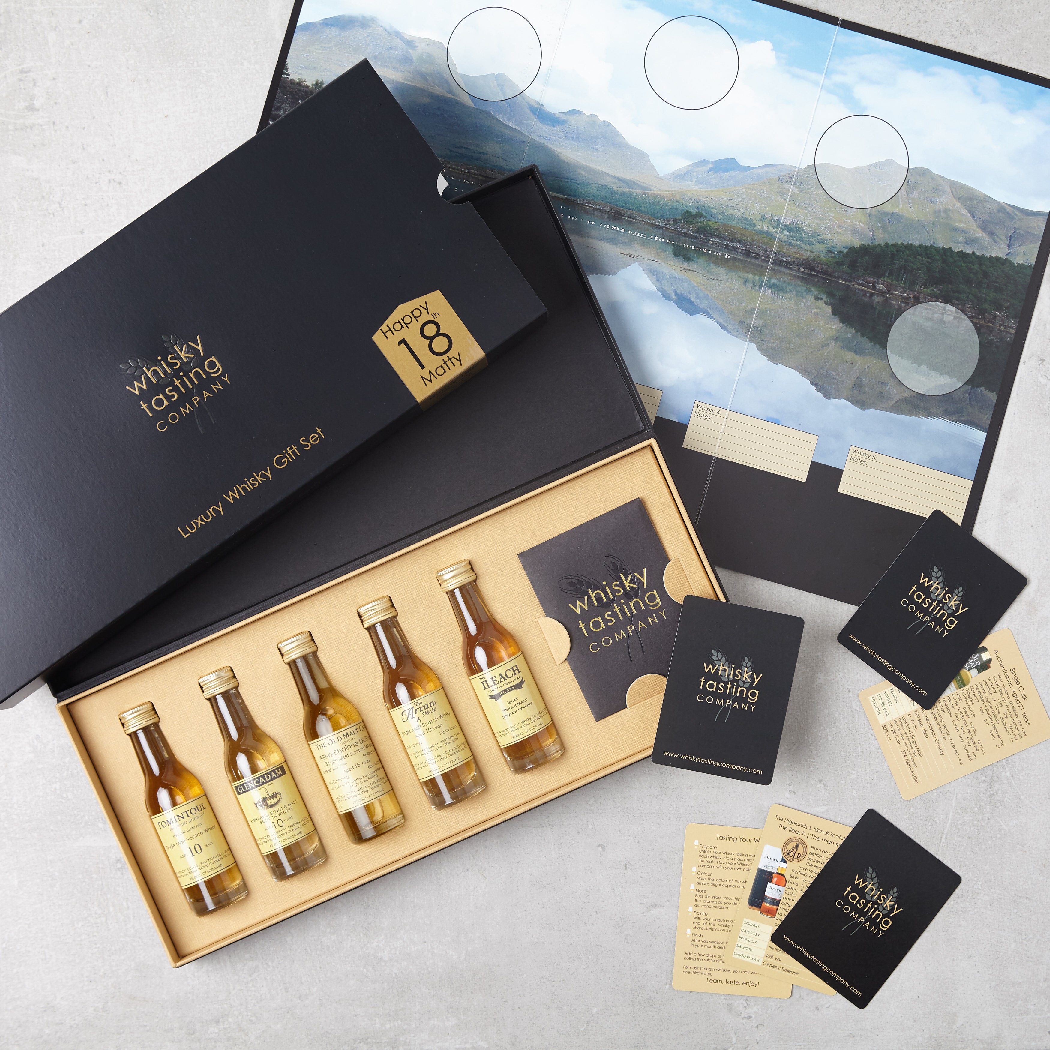 18th Birthday Single Malt Whisky Gift Set – Whisky Tasting Co