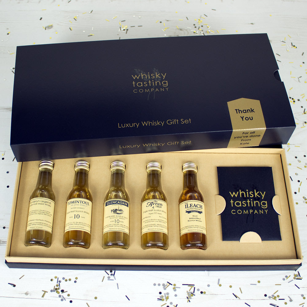 "Thank you" Single Malt Whisky Gift Set | The Whisky Tasting Company